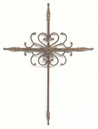 Wrought Iron Crosses, Sconces, and Brackets